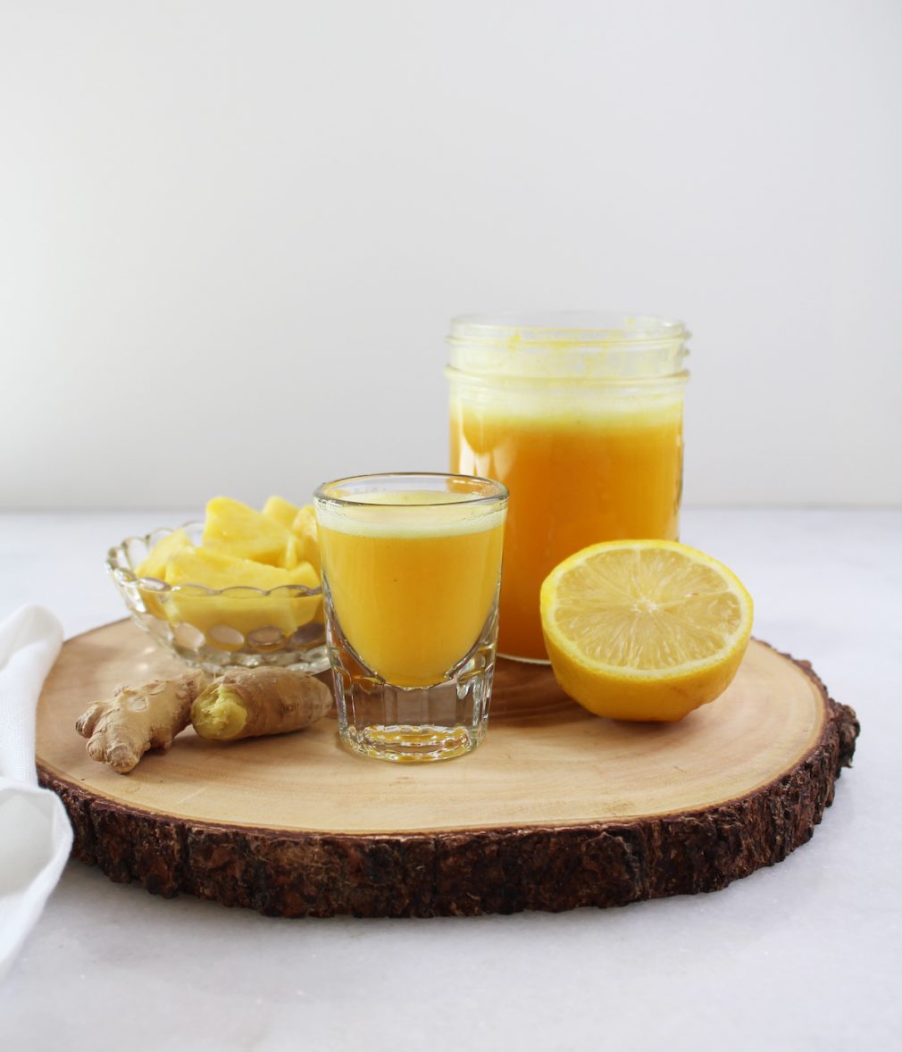 Pineapple Ginger Wellness Shots | The Refined Hippie